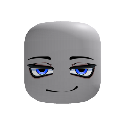 Smiling Blue Chill Face