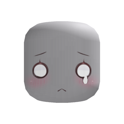 shocked teary kawaii chibi face