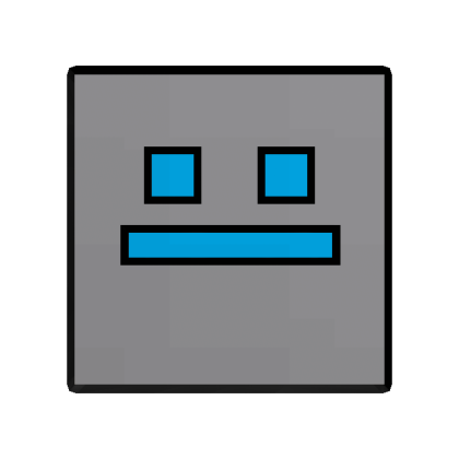 Geometry Dash Head Animated (Recolorable)