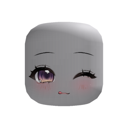 Amethyst Winking Chibi Face