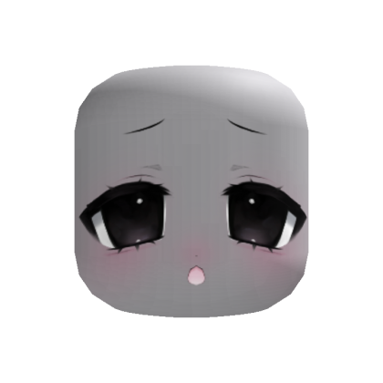 vkei moe scared kawaii lashes anime face