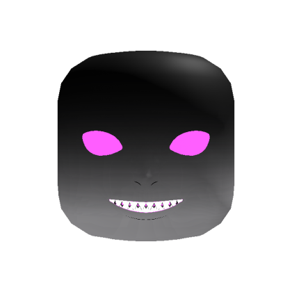 Grinning Pink Glowing Demon Eyes