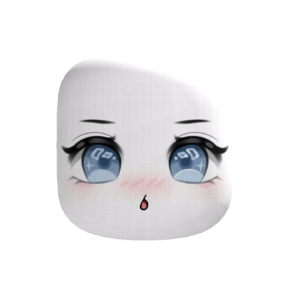Cute Curious Chibi Blush Makeup Face