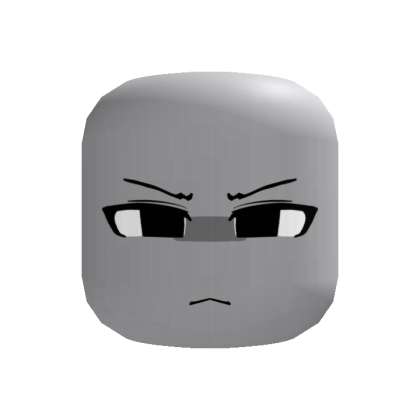 mad neutral boy face (recolorable)