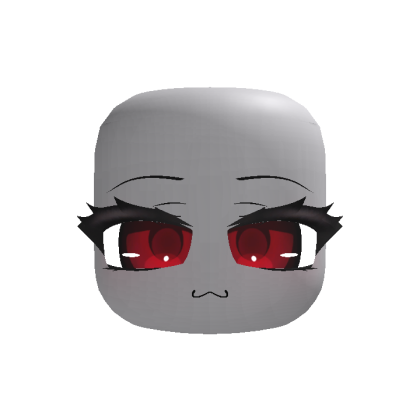 Chibi Smug Cat Face - Red