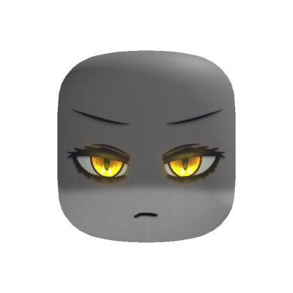 Shadowed Glowing Yellow Divine Eyes [Recolorable]