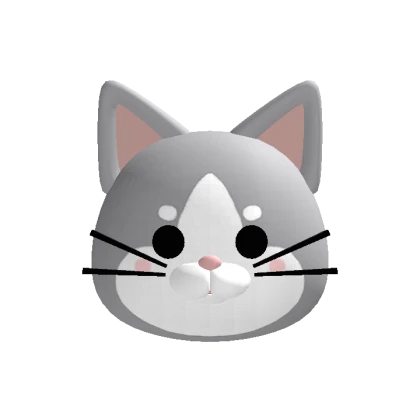 Kawaii Cat Head (Style 2) - Roblox