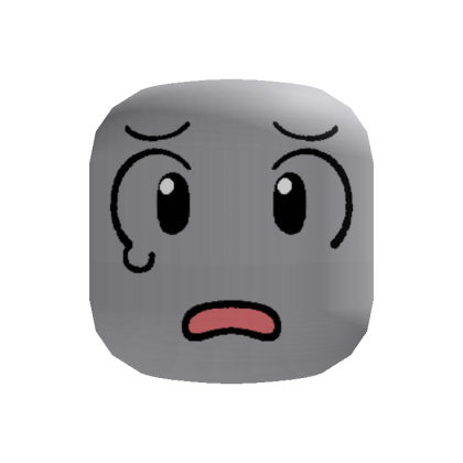 Sad Teary Anime Face (Recolorable) - Roblox