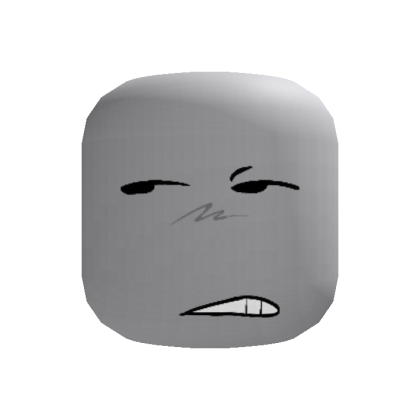 Simple annoyed side frown