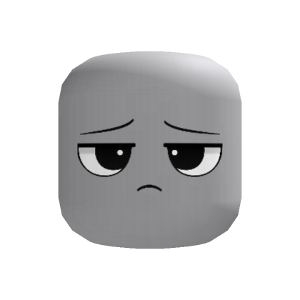 sad tired face