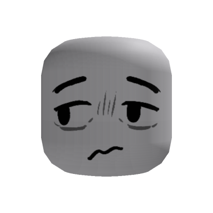 Depressed Groggy Face (Recolorable)