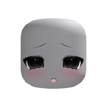 scared worried kawaii neko moe anime face