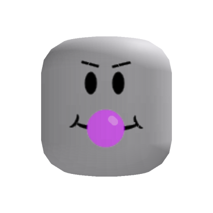 Purple Bubble Trouble Face