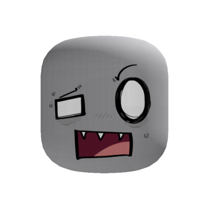 Scene Scared Fangs Emo Face