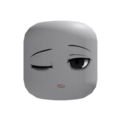 Sleepy Tired Winking Anime Face