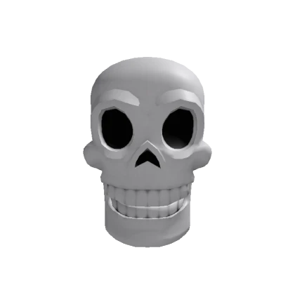 Colourable Skull Head with Facial Animation - Roblox