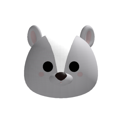 Cabeza de Skunk Kawaii