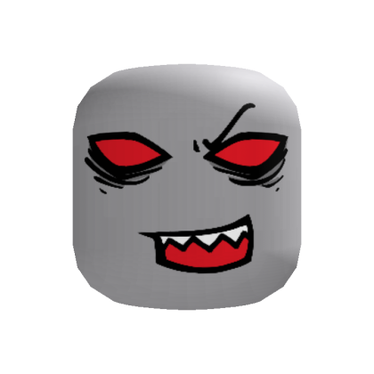Evil Laughing Demon Monster Face
