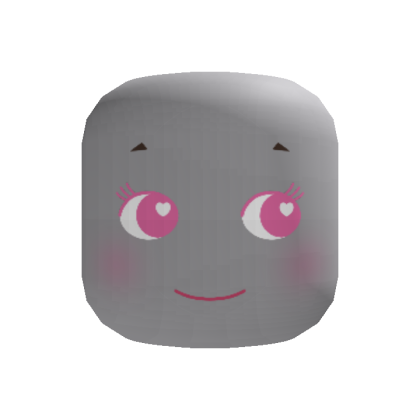 Pink Heart Cute Angel Face - Roblox