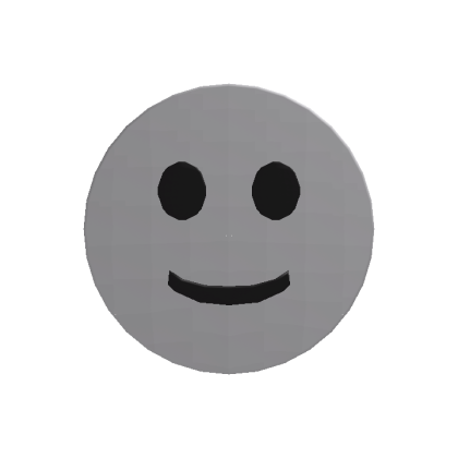 Kepala Emoji Senyum Ringan yang Dapat Diwarnai - Roblox