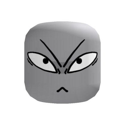 cartoony grumpy face