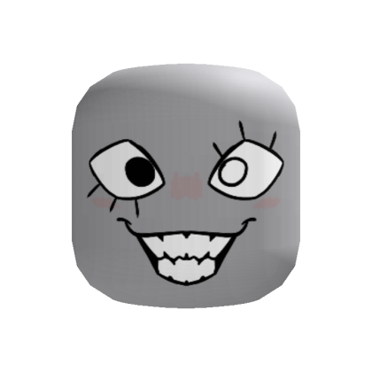 Crazed Blind Grin Face