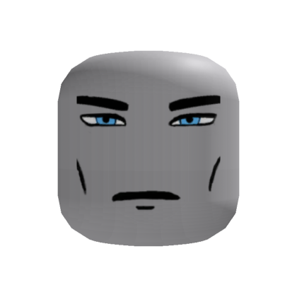 Tilted Blue Mog Face