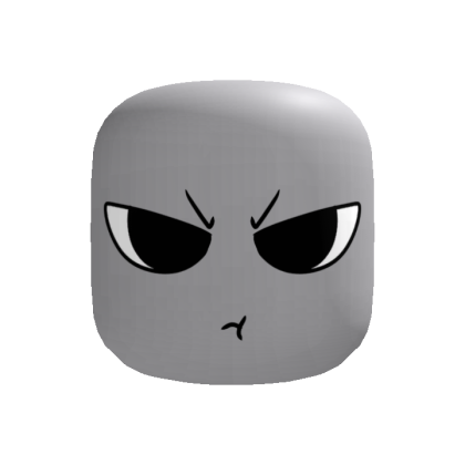 Angry Big Eyes Face (Recolorable)