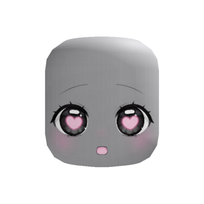Heart Eyes Anime Chibi Face