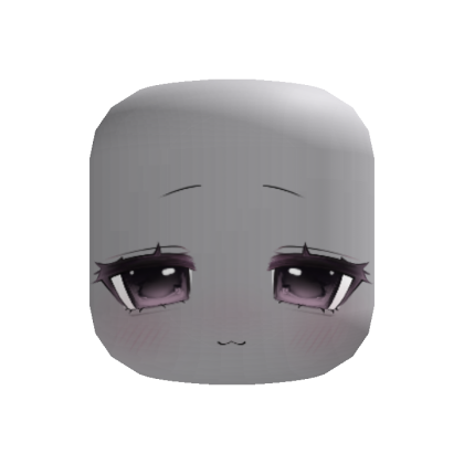 smug cute blushy sparkly moe face