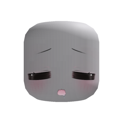 sleepy drooling cute chibi moe face