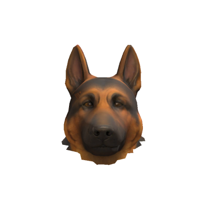 German Shepherd Dog Head