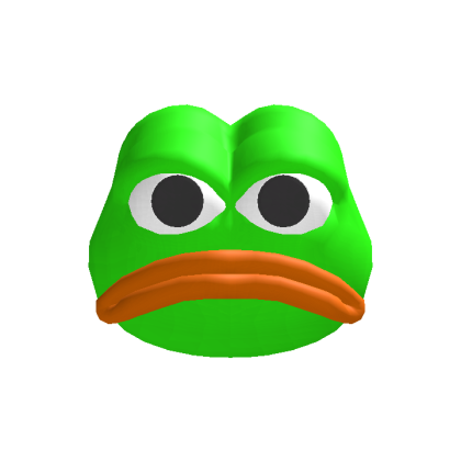 Sad Frog Meme Head