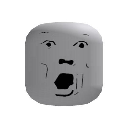 Recolorable Shocked Surprised Meme Face