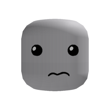 Sad Upset Creature Face (Recolorable) - Roblox