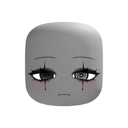 Animated Creepy Jester Spiral Face