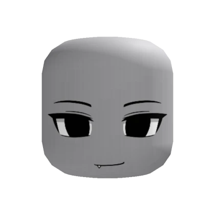 Fanged Smile Chibi Boy Face