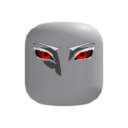 Evil Red Eyes Face