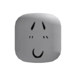 simple low quality anxious face