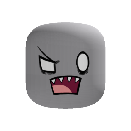 Angry Fangs Emo Scene Face - Roblox