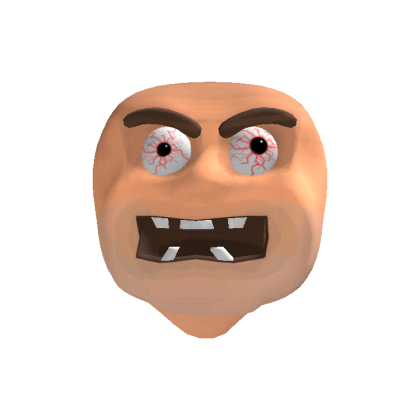 Goofy Angry Man Face - Dynamic Head