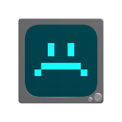 Sad Computer Head