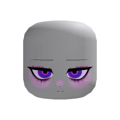 Purple Emo Girl Alt Kawaii Serio Scary Annoyed