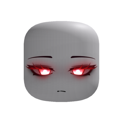 Pretty Demon With Red Glowing Eyes