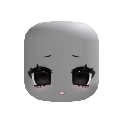 cute chibi moe doll worried face