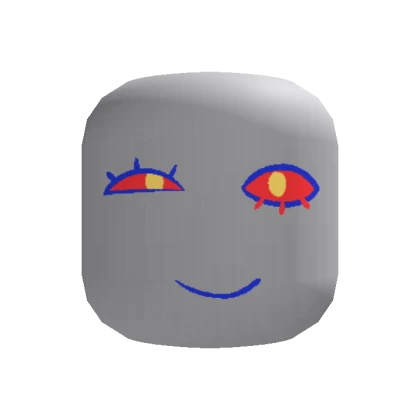 Colorful Unnerving Smile Face
