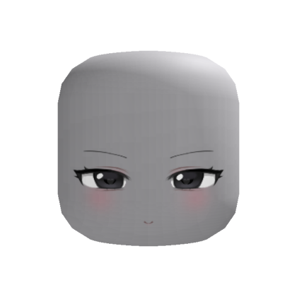 Cute Tired Eyes Relaxed Kawaii Anime Blush