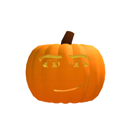 Man Face Pumpkin - Roblox