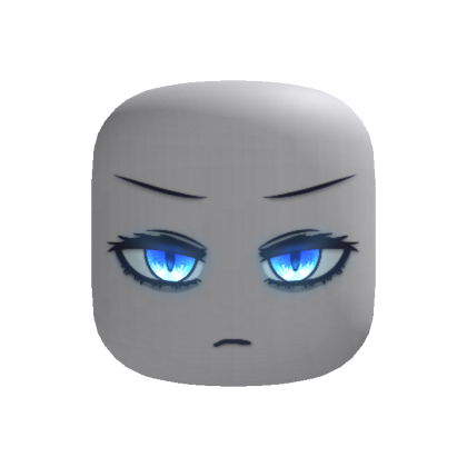 Glowing Blue Divine Eyes [Recolorable]