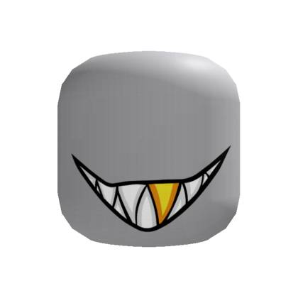 Golden Teeth Devius Crazy Smile Face